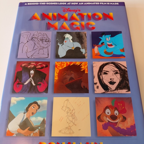 Disney | Other | Disneys Animation Magic Hb Don Hahn 996 Vtg First ...